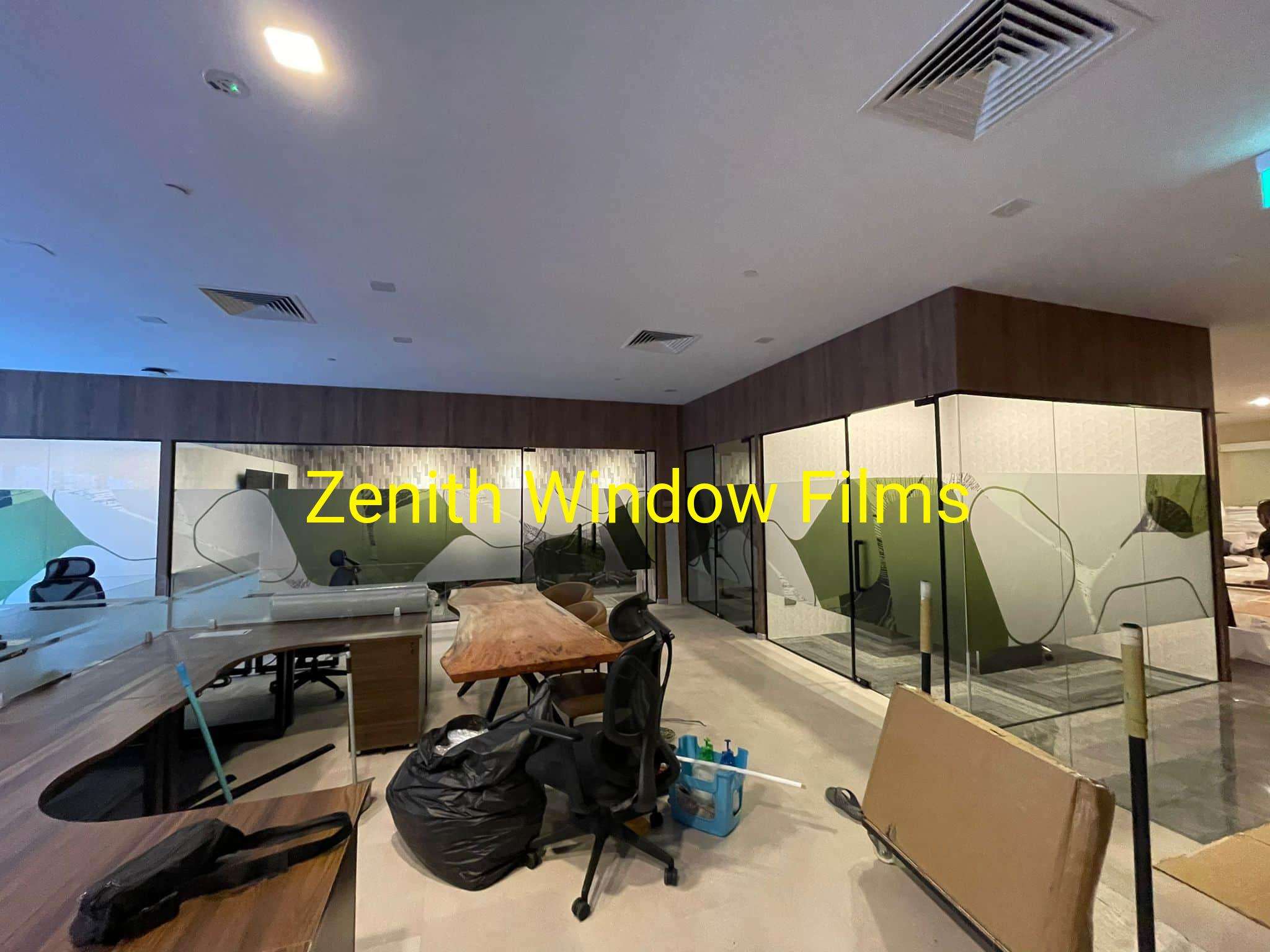 Glass Door Sticker Printing for Homes & Offices | Films for Logos